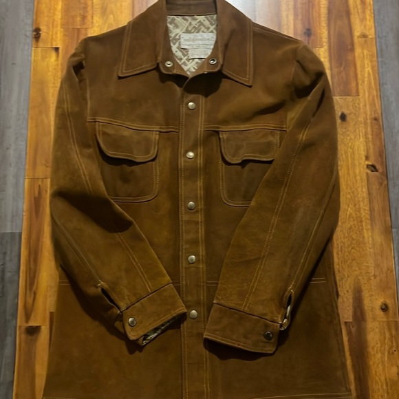 california sportswear co | Jackets & Coats | Vintage Leather Suede Mens ...